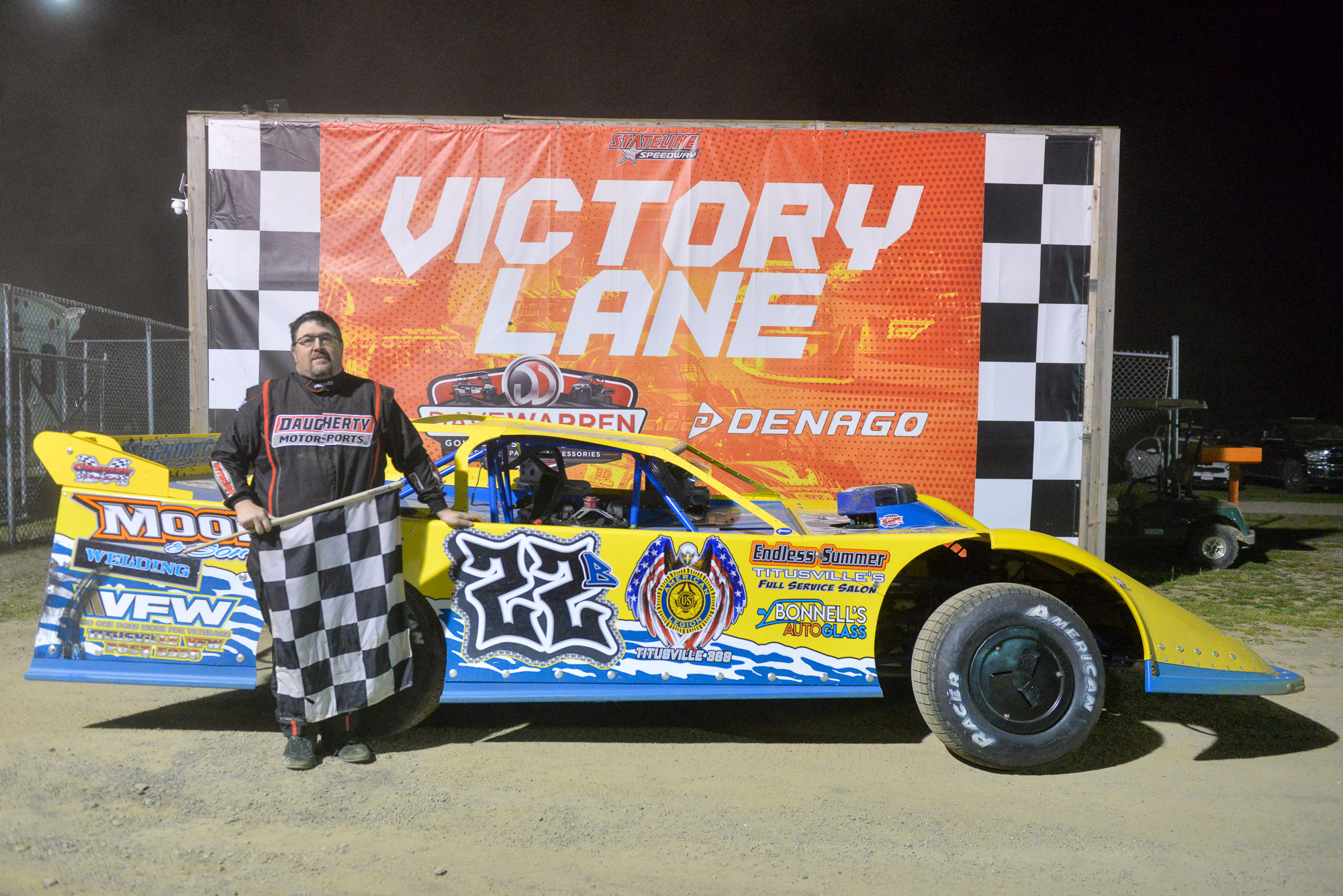 70TH SEASON OPENER AT STATELINE SPEEDWAY DAZZLES CROWD; BOSSARD ...